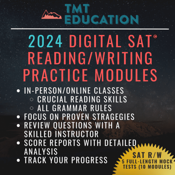 2024 Digital SAT Practice Modules - TMT Education